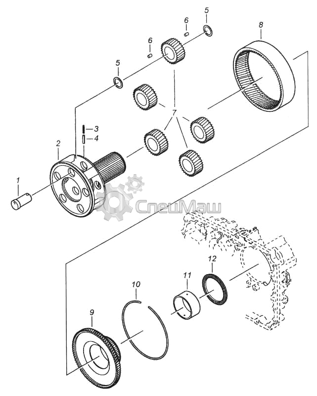 Схема делителя для КамАЗ | новости СпецМаш